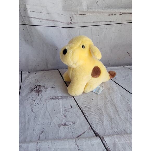 Eden | Toys | Eden Plush Spot The Dog Sitting Yellow Brown Puppy Dog ...